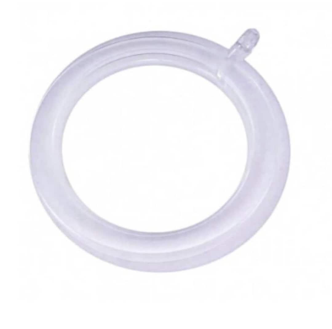 Lucite Rod Curtain Rings Rod Brass Round Rings Gold Curtain C Rings ...