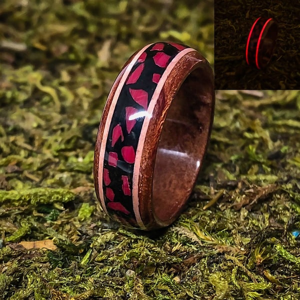Red Glow Ring - Etsy