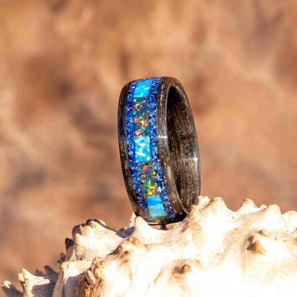 Blue Inlay Ring - Etsy