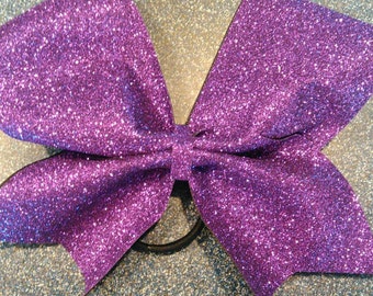 Purple Cheer Bow - Etsy