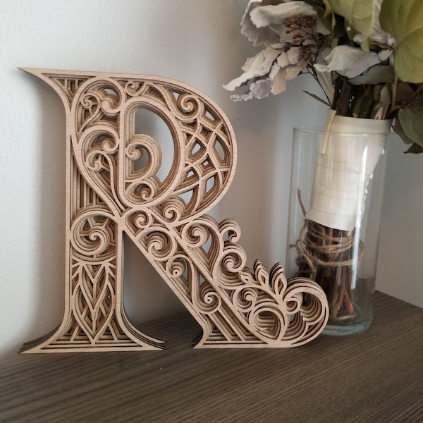 Wooden Letter R - Etsy