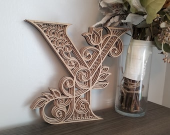 Letter Y Wall Decor - Etsy