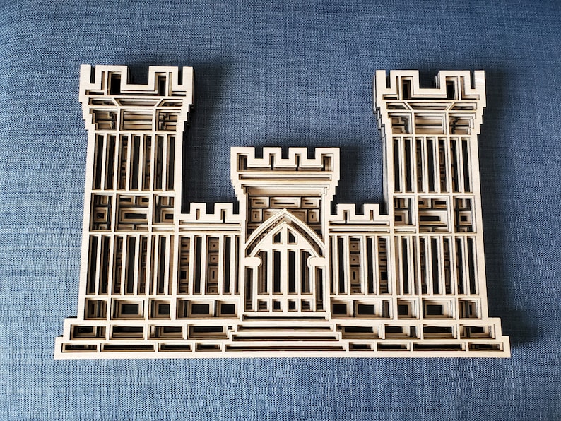 Corps of Engineers Castle Sapper Wood Multi-layered Design - Etsy