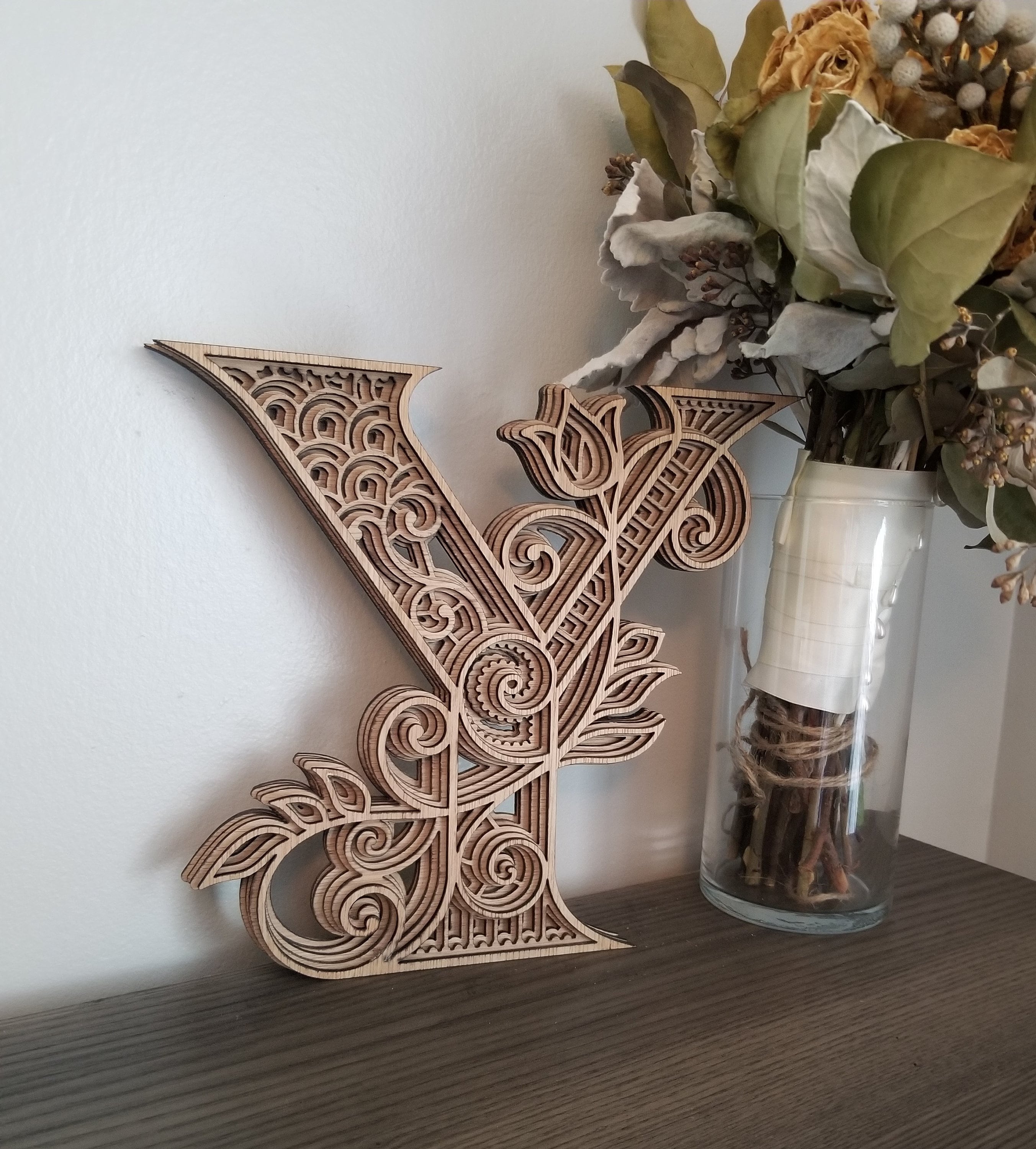 Decorative Letter Y