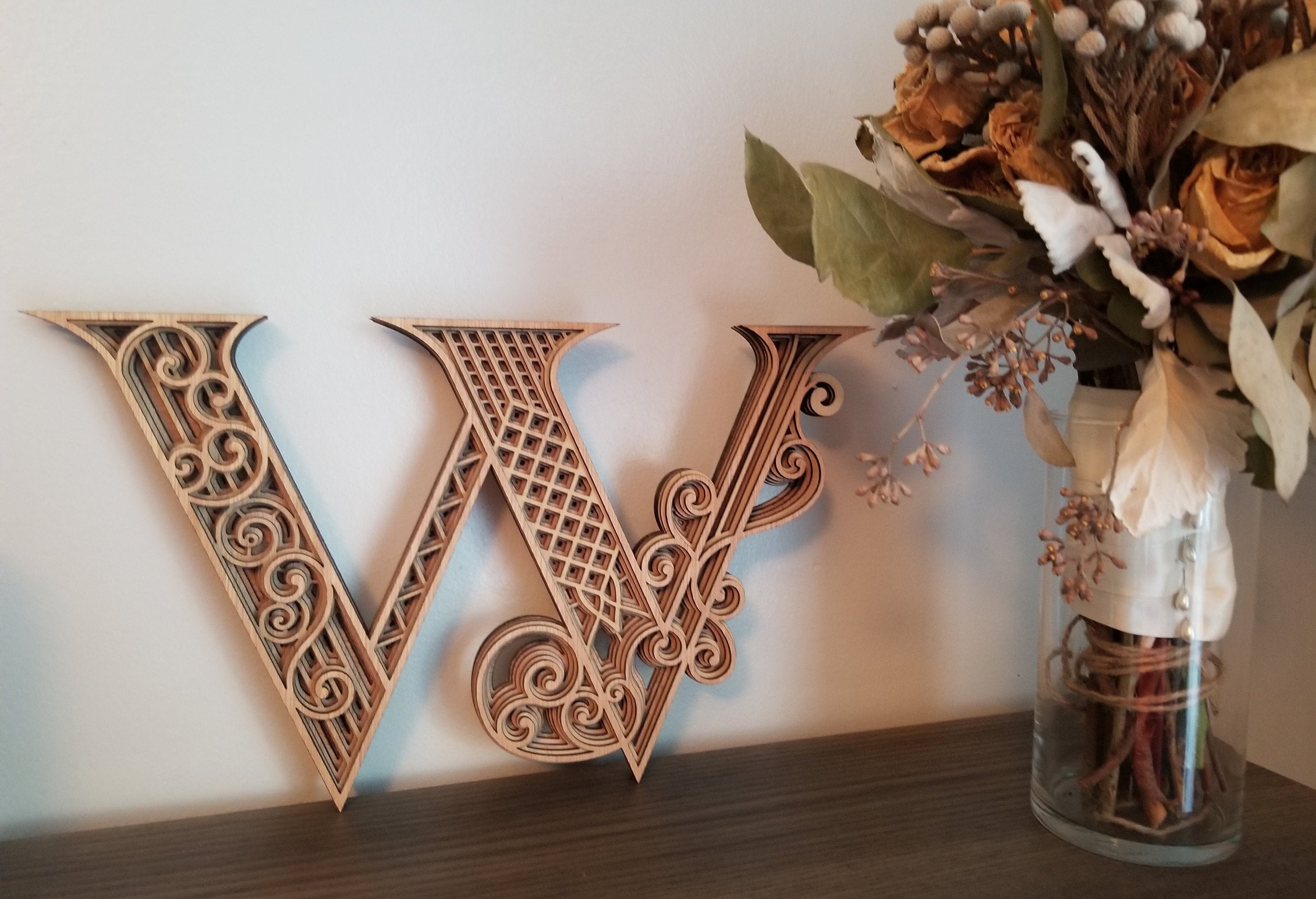 Decorative Letter W