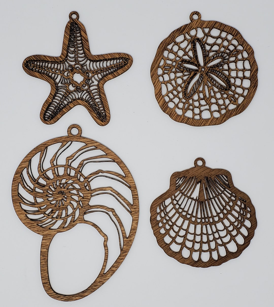 Nautical Window Hanger Set - Laser Cut Wooden Window Hangers, Wall and ...