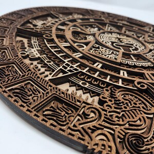 Aztec Maya Calendar, Laser Cut Wooden, Wall and Home Décor and Art - Etsy