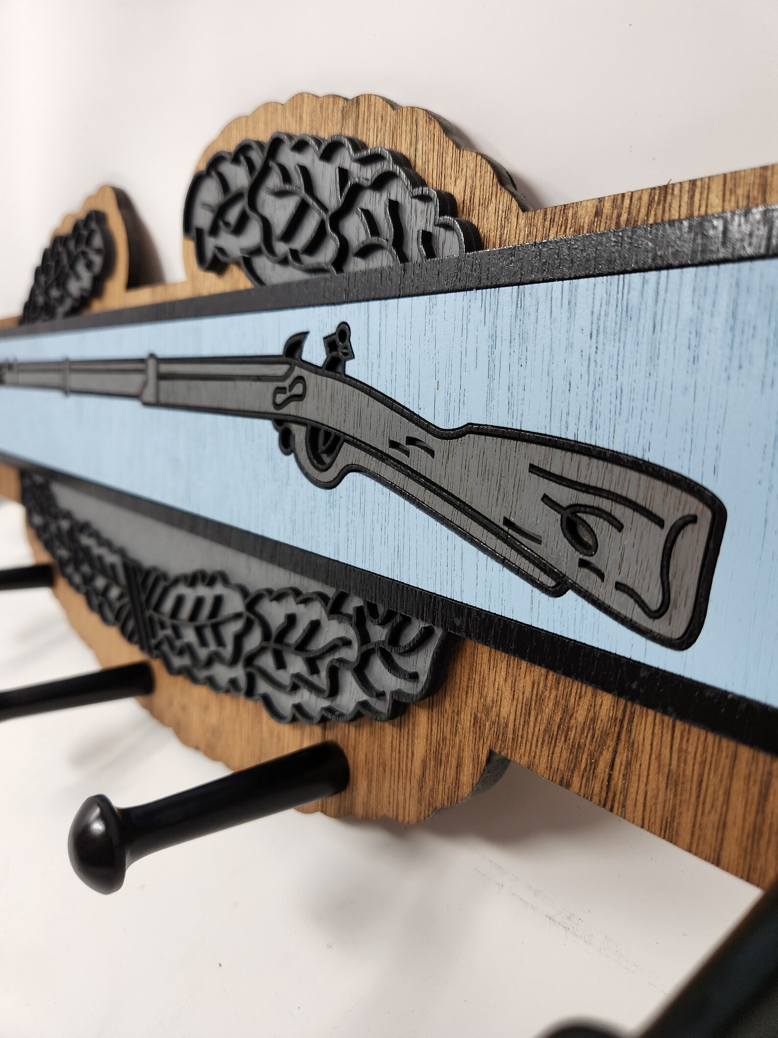 Custom Made US Military Combat Infantry Badge. Laser Cut Wooden 5 Peg ...