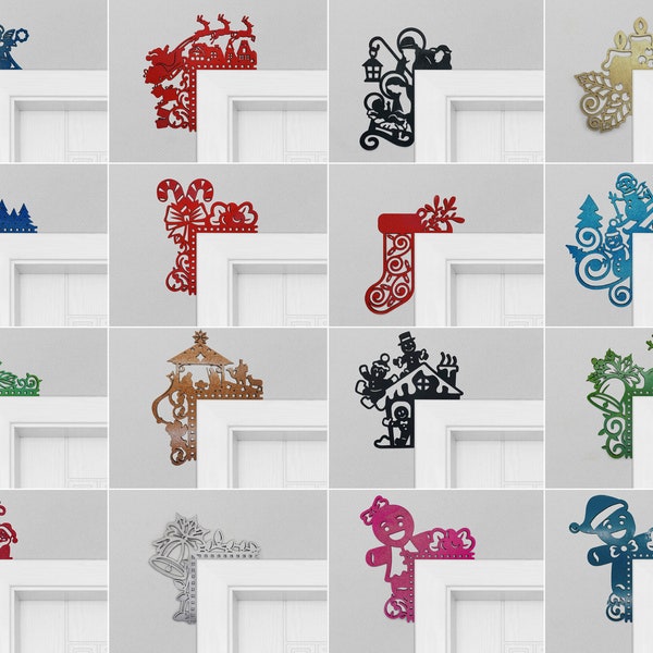 Christmas Door Trim Svg - Etsy