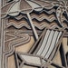 Beach Scene - Wood Multi-layered Design, 3D Layered Art, Wall and Home ...