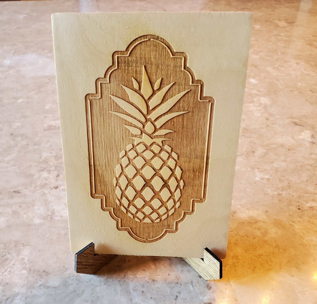 Southern Traditional Welcome Sign Wooden Postcard, Pineapple, Welcome ...