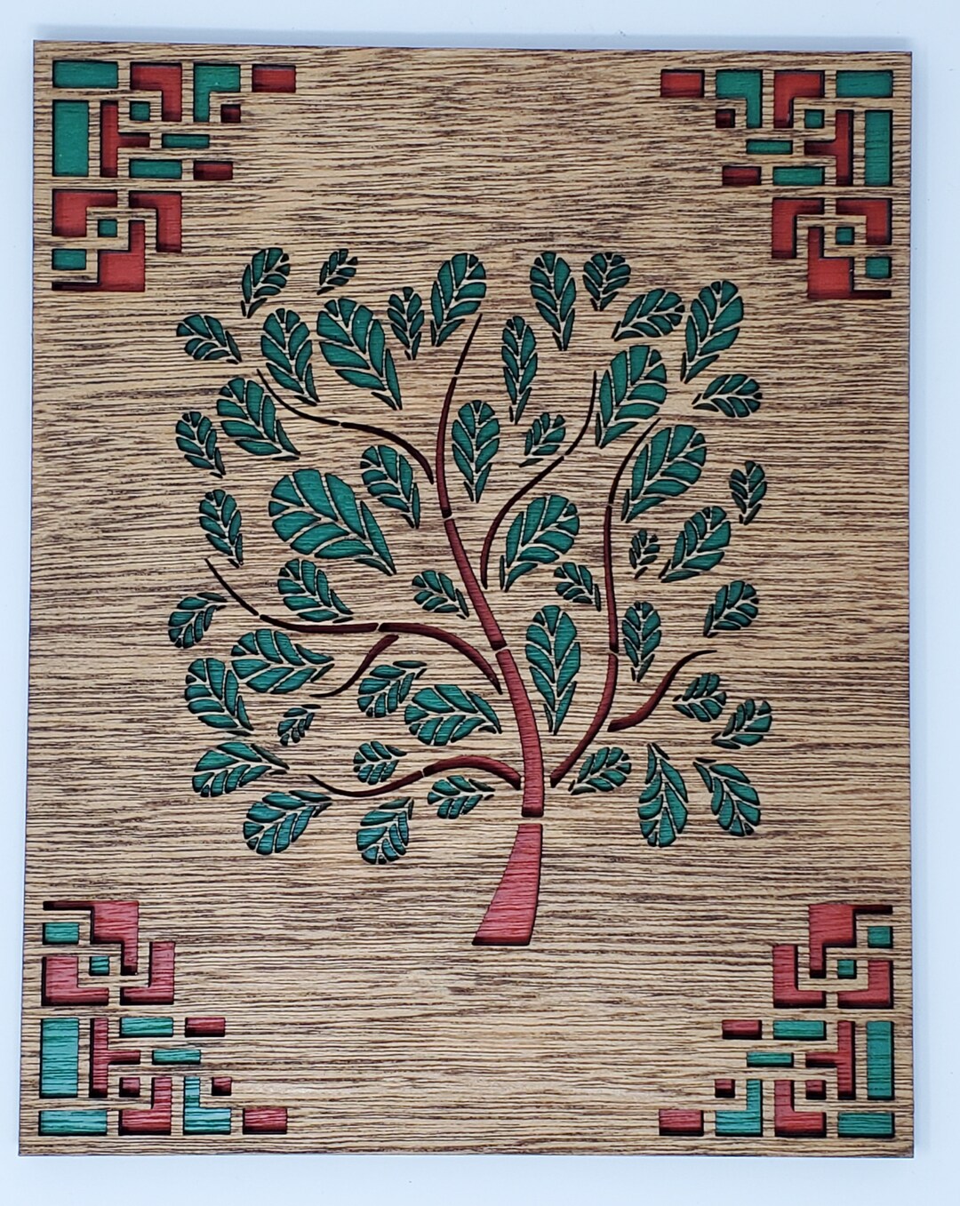 Asian Style Tree Art, Tree Design #2 - Tree Art Wood Multi-layered, 3D ...