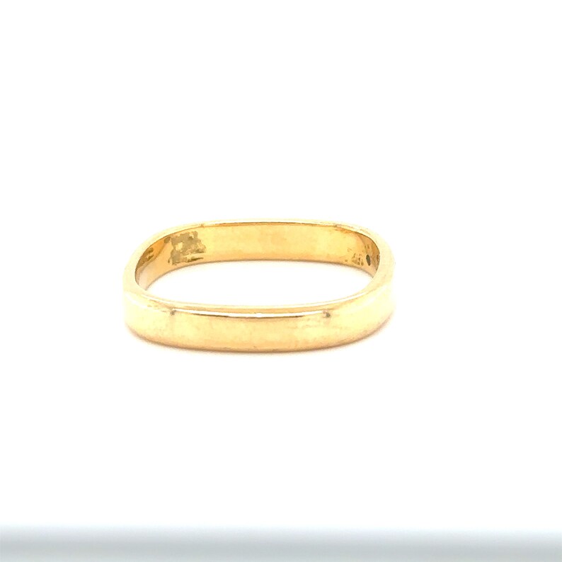 18k Yellow Gold Gucci Ring, Stackable Ring, Designer Jewelry, Fashion ...