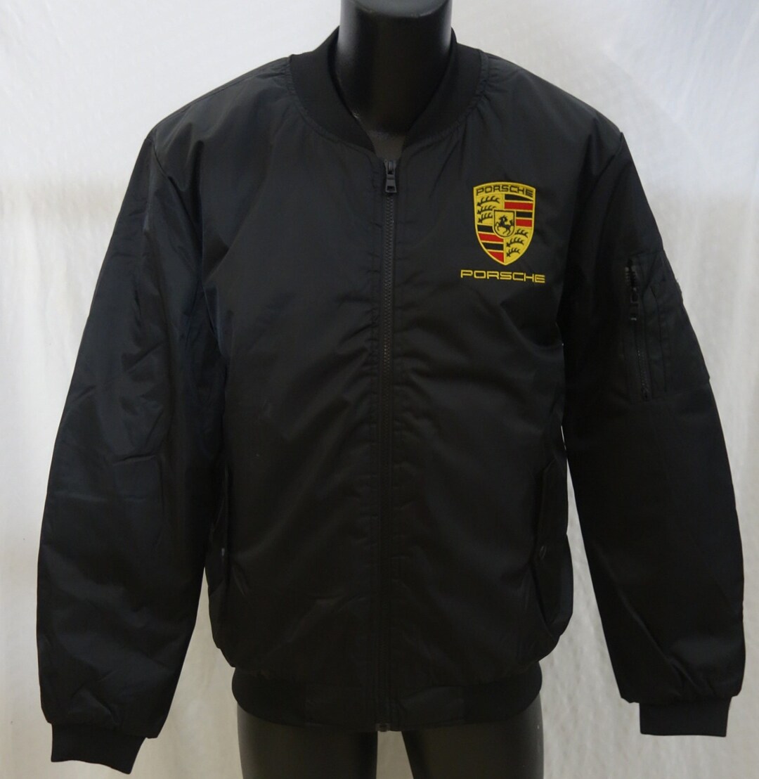 Porsche Poly Filled Bomber Jacket New W/tags Size S-2XL - Etsy