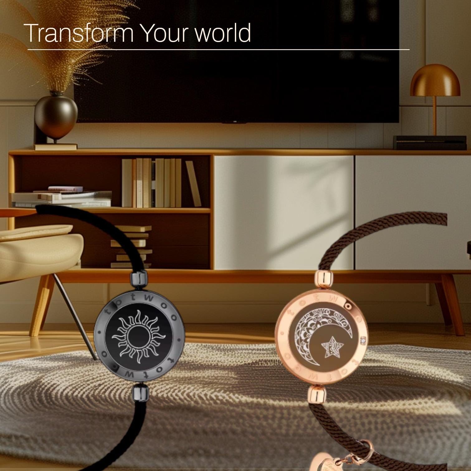 Un & Moon Smart Vibration Bracelets: Perfect Matching Set for Couples ...