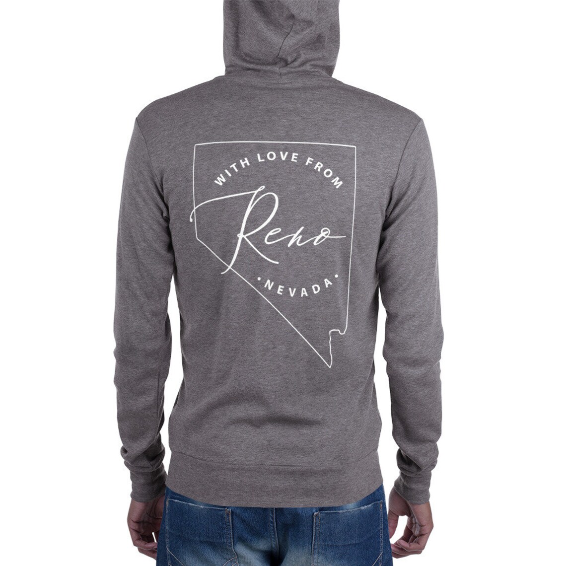 With Love From Reno Lightweight Hoodie | Etsy