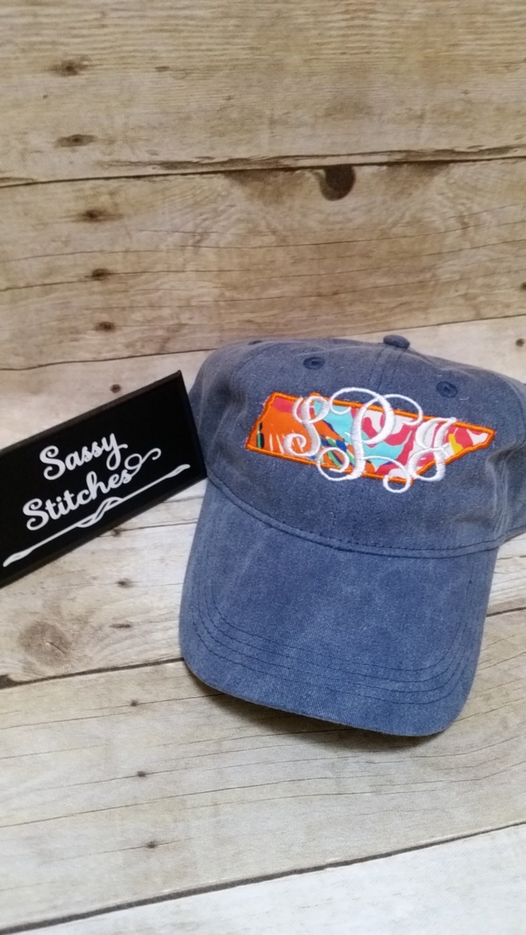 State Logo Hat, Personalized Baseball Caps, Monogrammed Baseball Hat ...