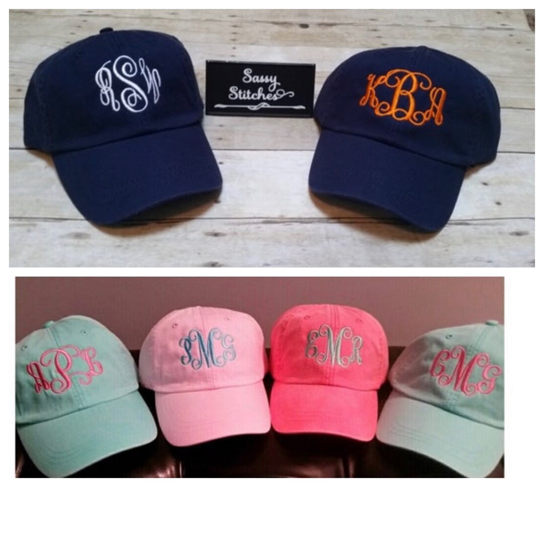 Monogrammed Hats, Baseball Caps, Personalized Baseball Hats ...