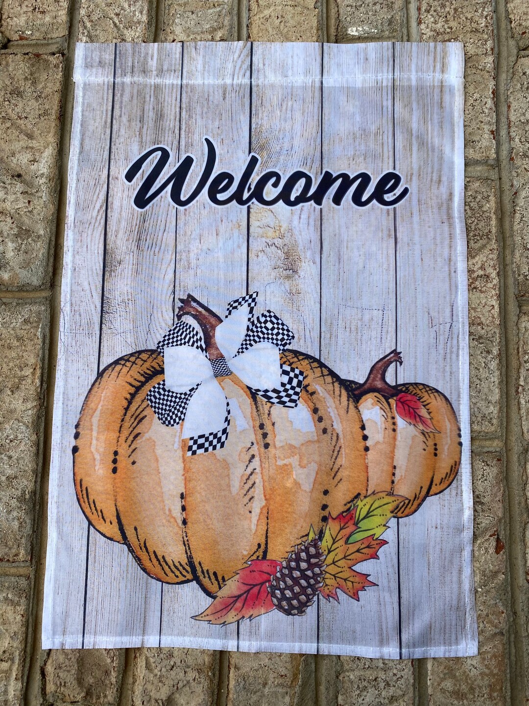 Yard Flag, Welcome Flag, Fall Flag, Yard Art, Garden Flag, Garden ...