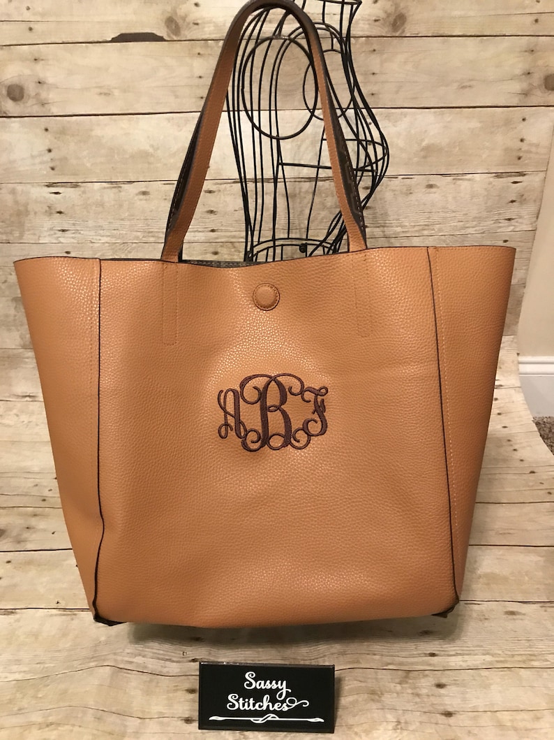 Large Monogrammed Tote Bags | semashow.com
