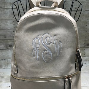 Backpack, Monogrammed Backpack, Girls Backpack, School Bag, Monogrammed ...