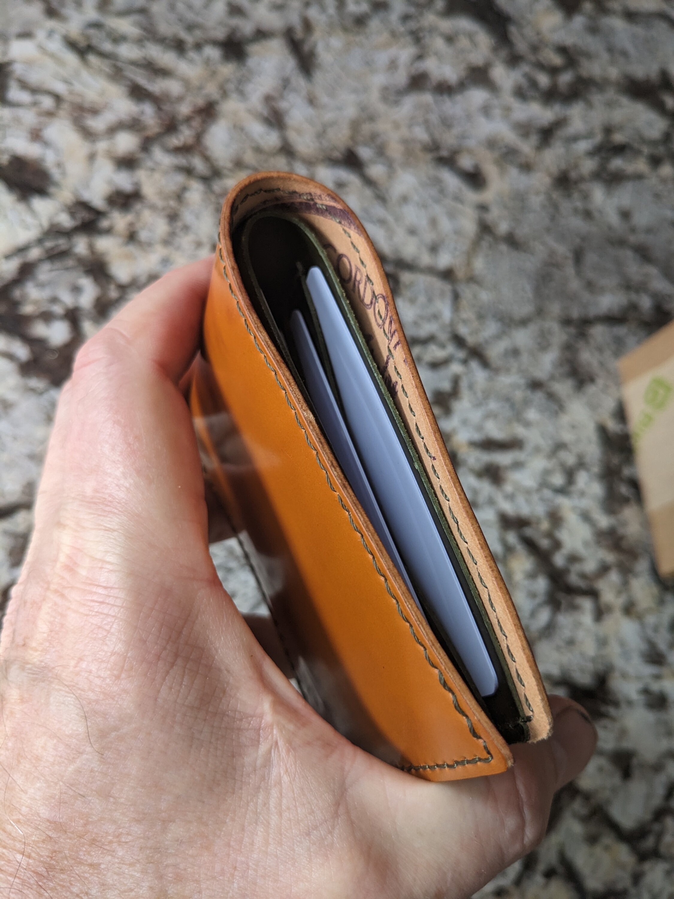 Rocado Shell Cordovan Leather Wallet - Etsy