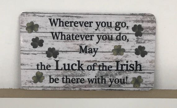 Weathered Wood Look Magnet Irish Magnet Rustic Irish Magnet - Etsy