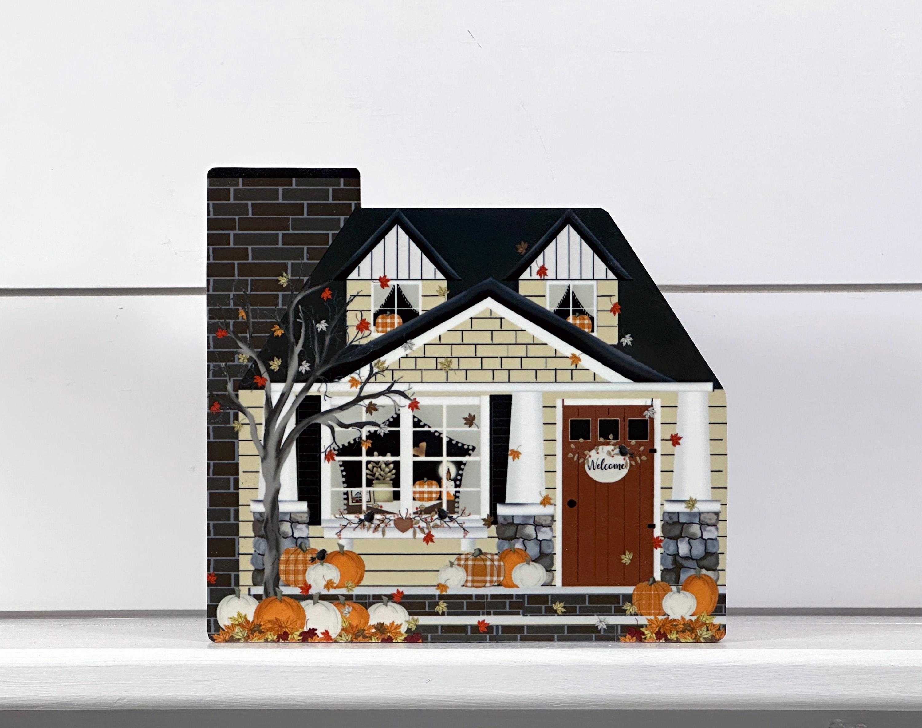 Fall Harvest Mini Craftsman House: Small Size for Tiered Tray Decor - Etsy