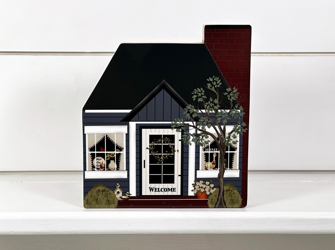 Blue Summer Welcome House, Bless Our House, Spring-summer House ...