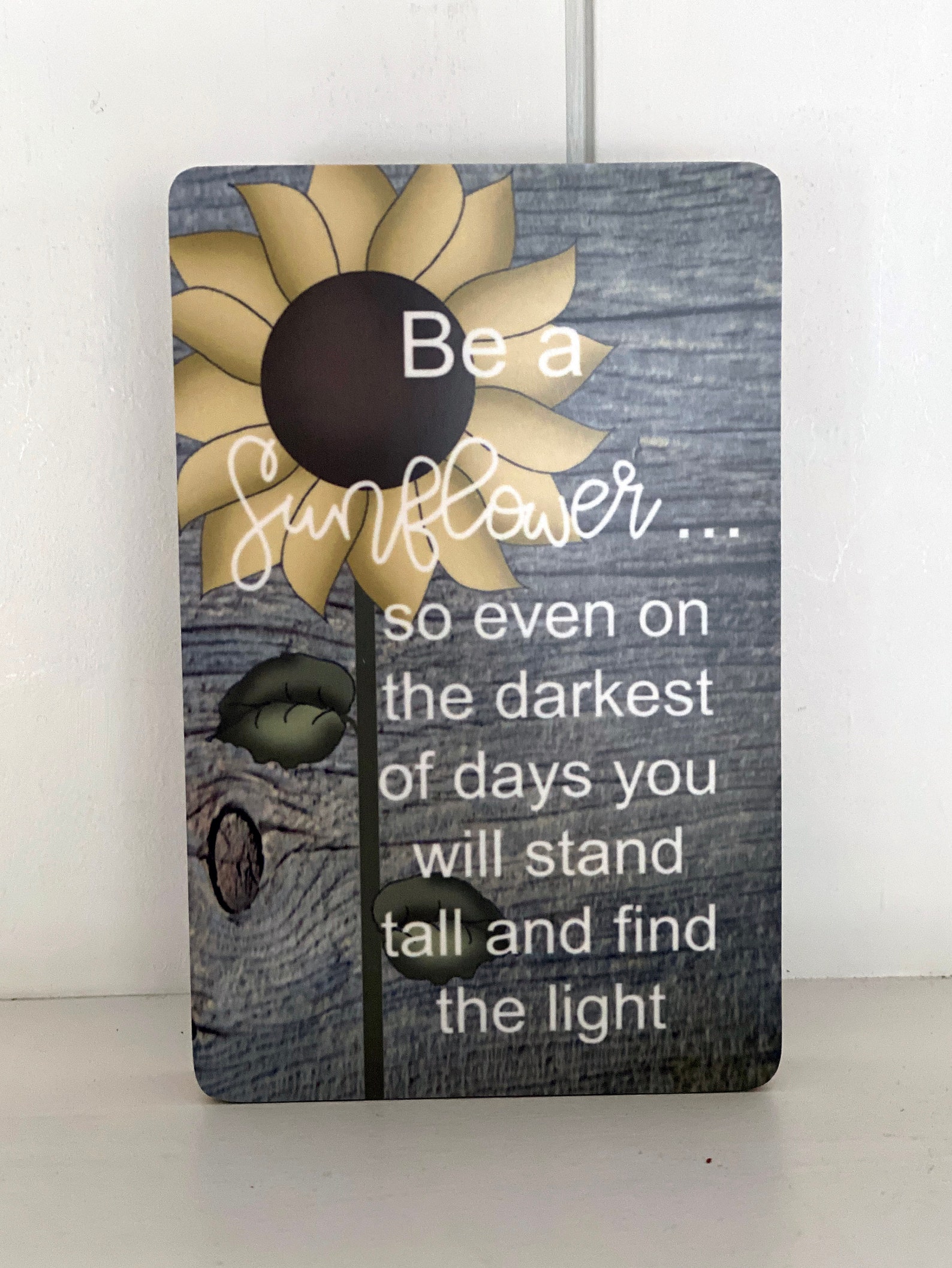 Sunflower Sign Sunflower Decor 5 Sunflower Sign Be a - Etsy