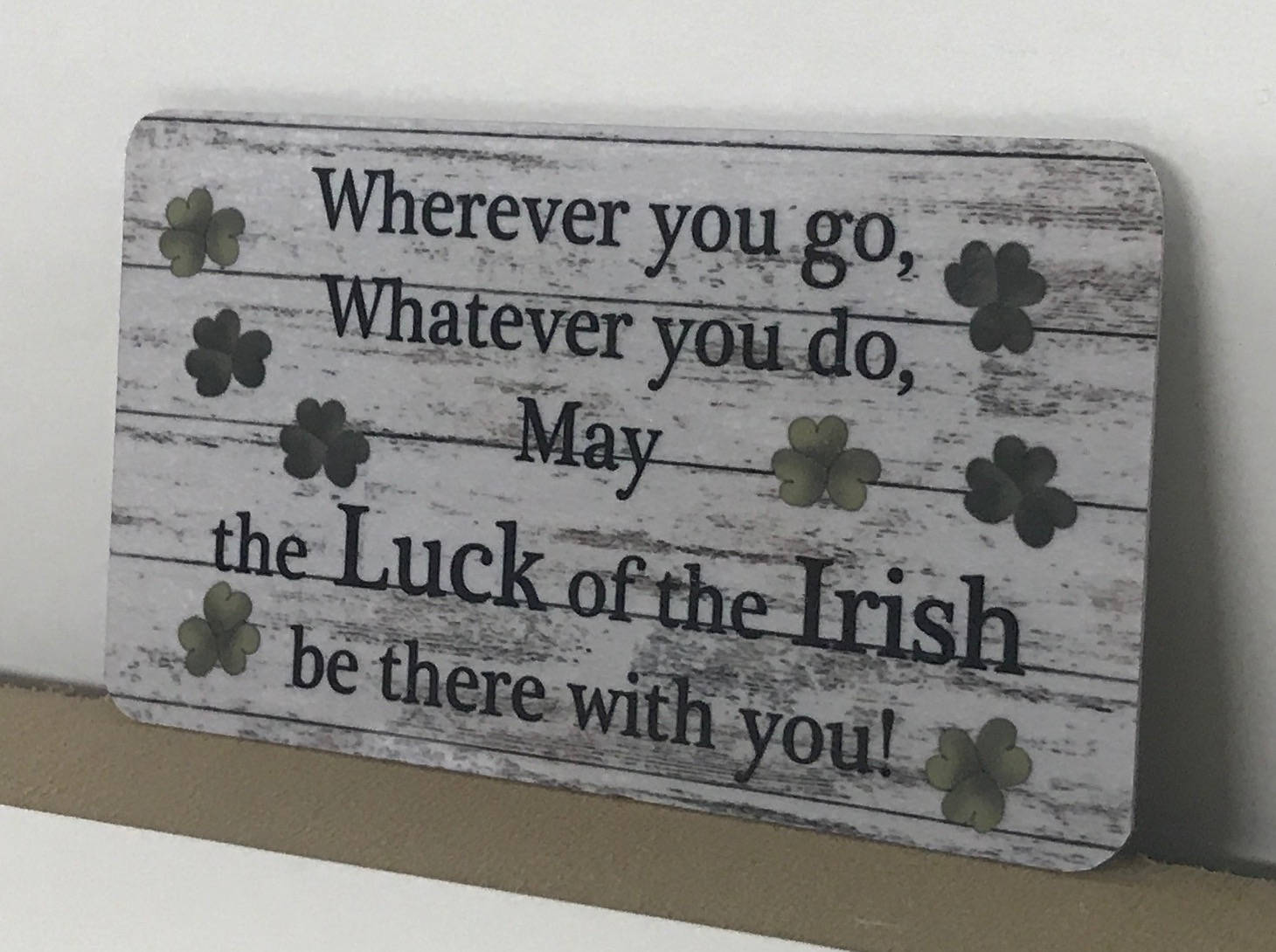 Weathered Wood Look Magnet Irish Magnet Rustic Irish Magnet - Etsy