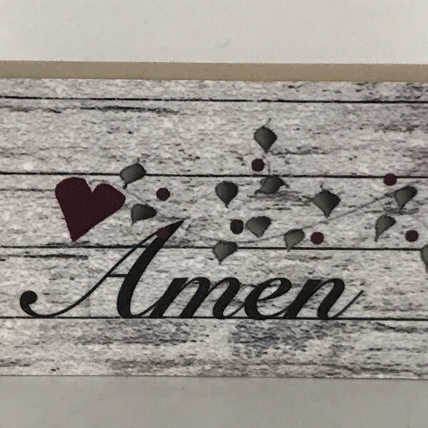 Amen Sign - Etsy
