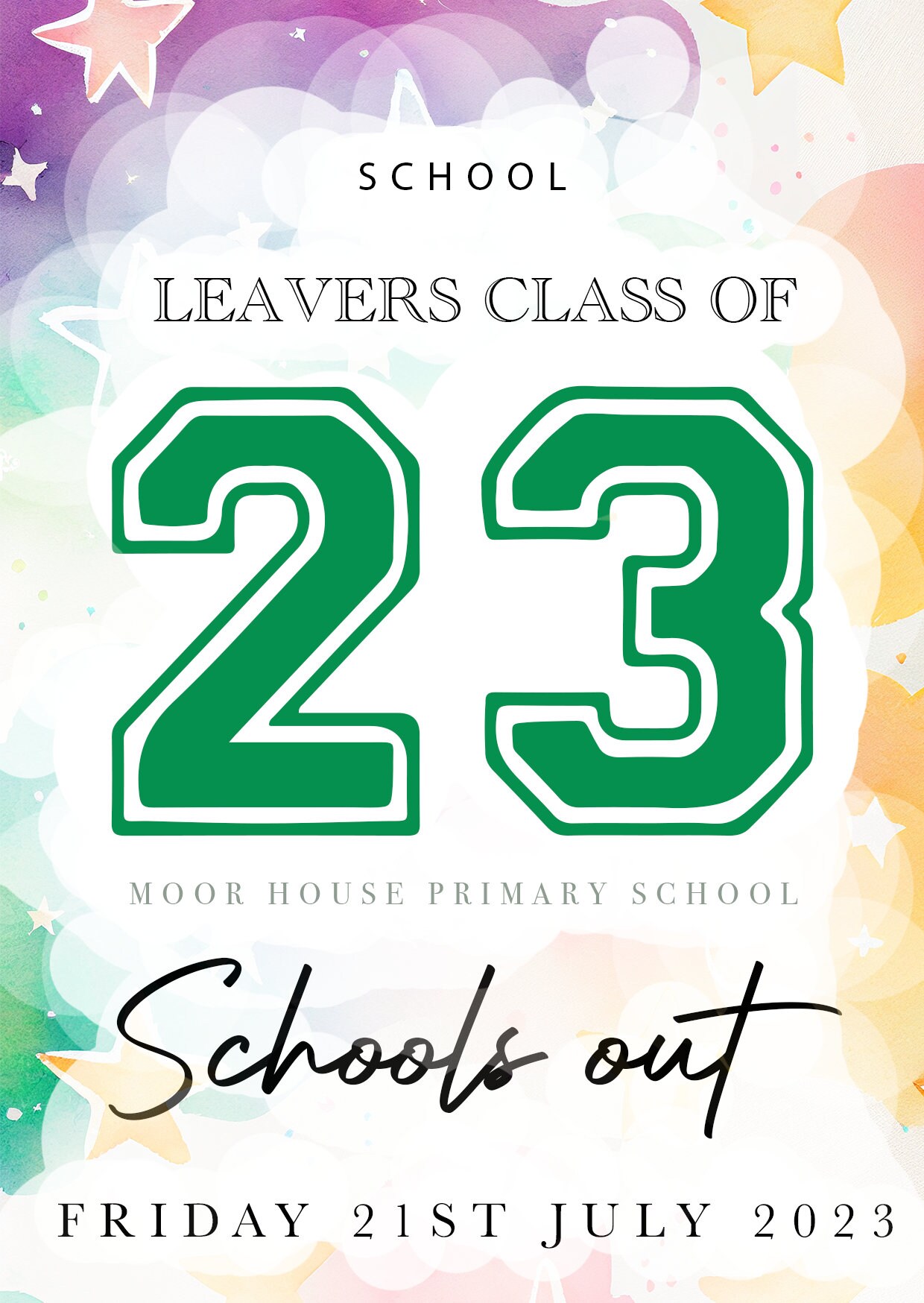 School Leavers 2023 Welcome Poster Sign Photography Backdrop - Etsy UK