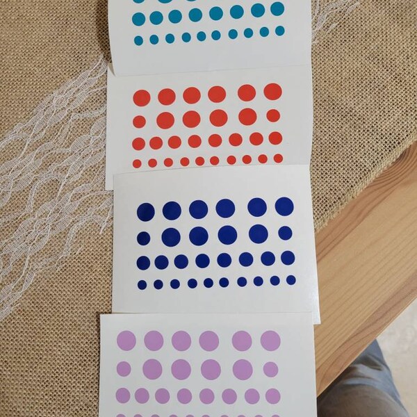 Vinyl Polka Dots - Etsy