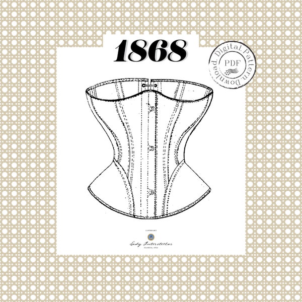 Corset Pattern Pdf - Etsy