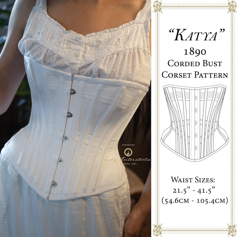 1800s Victorian Corset - Etsy