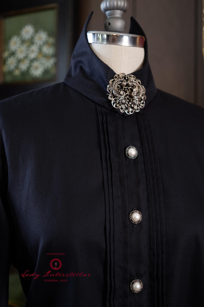 1890s Vampire Blouse PDF Pattern-fits Bust: 33" (81.3 Cm) - 38" (96.5cm ...