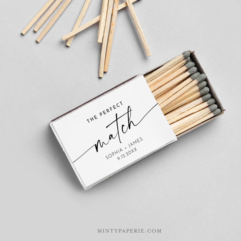 Match Box Labels - Etsy