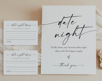 Date Jar Sign, Date Night Sign, Mr and Mrs, Date Ideas, Date Night Idea ...