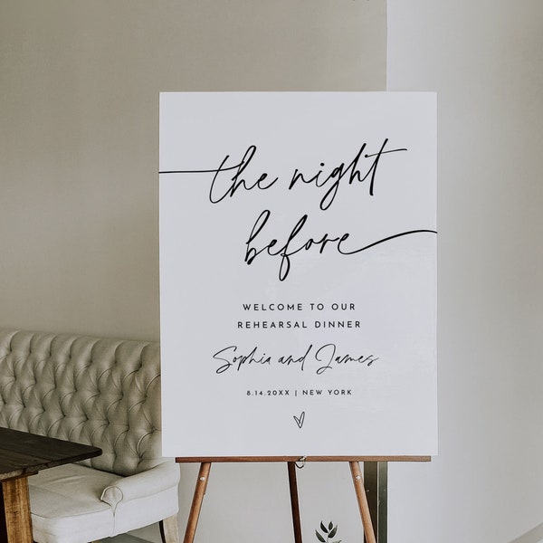 Rehearsal Dinner Sign - Etsy