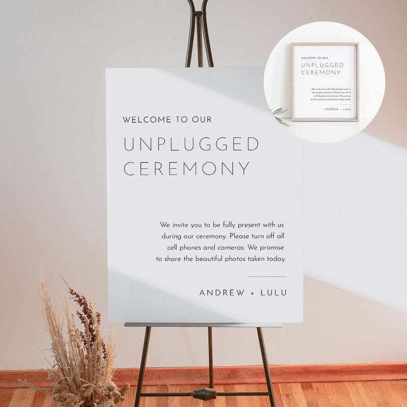 Funny Unplugged Sign - Etsy