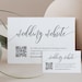 Wedding Website Card, QR Code Wedding Details Insert, Online RSVP, 100% ...
