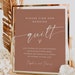 Quilt Guest Book Sign, Wedding Quilt Guestbook, Bohemian Terracotta ...