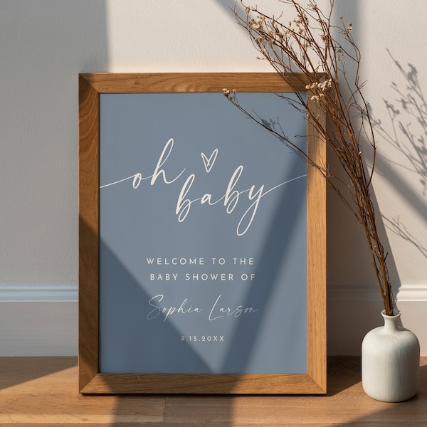 Oh Baby Sign - Etsy