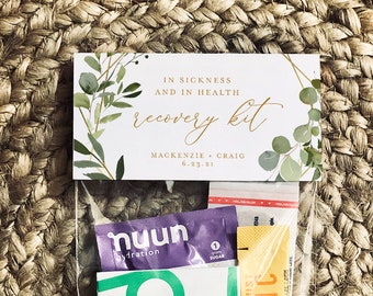 PRINTABLE Hangover Kit Tags - Etsy