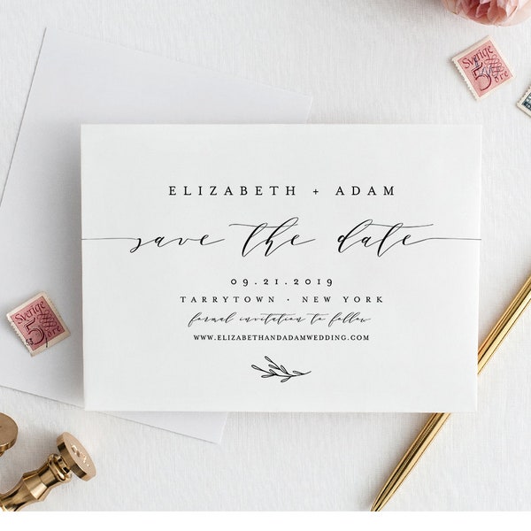 Simple Save the Date - Etsy