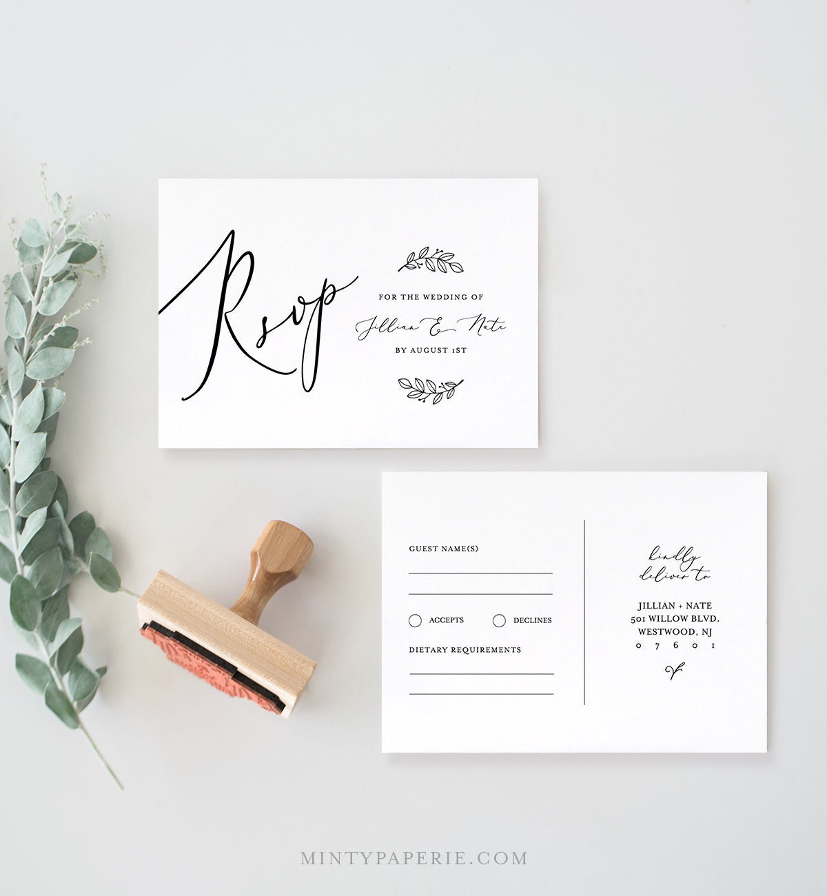Response Card Template Collection