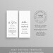Door Hanger Template, Wedding Welcome Letter / Note, Printable Do Not ...