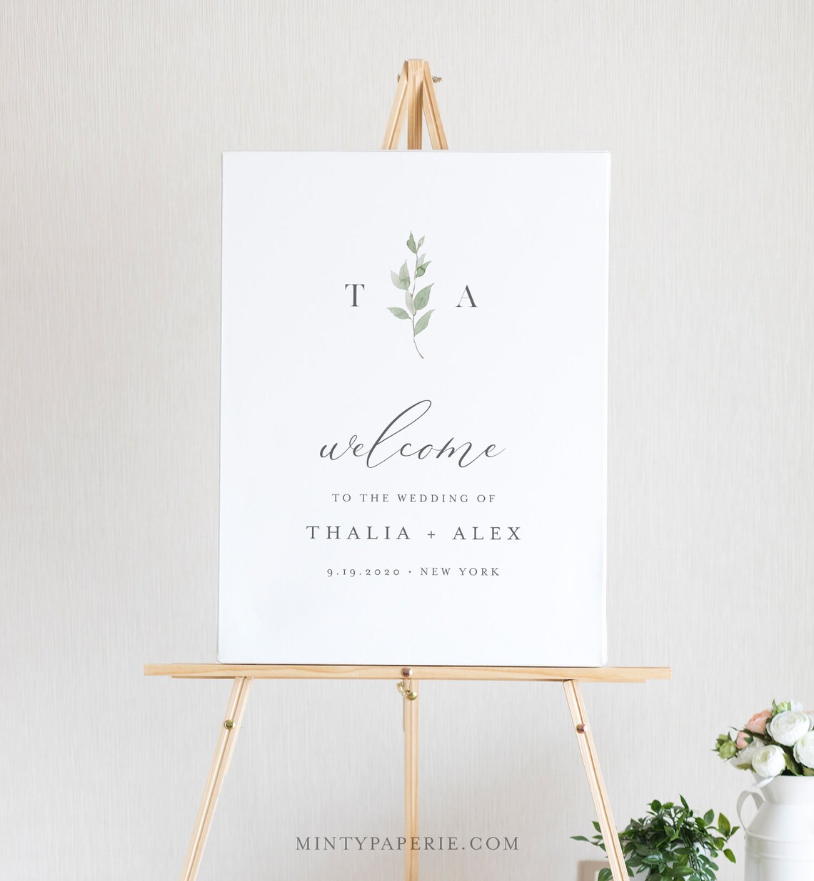 Wedding Welcome Sign Template Instant Download Editable - Etsy