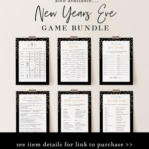 New Years Word Scramble Game Printable New Years Eve Party | Etsy